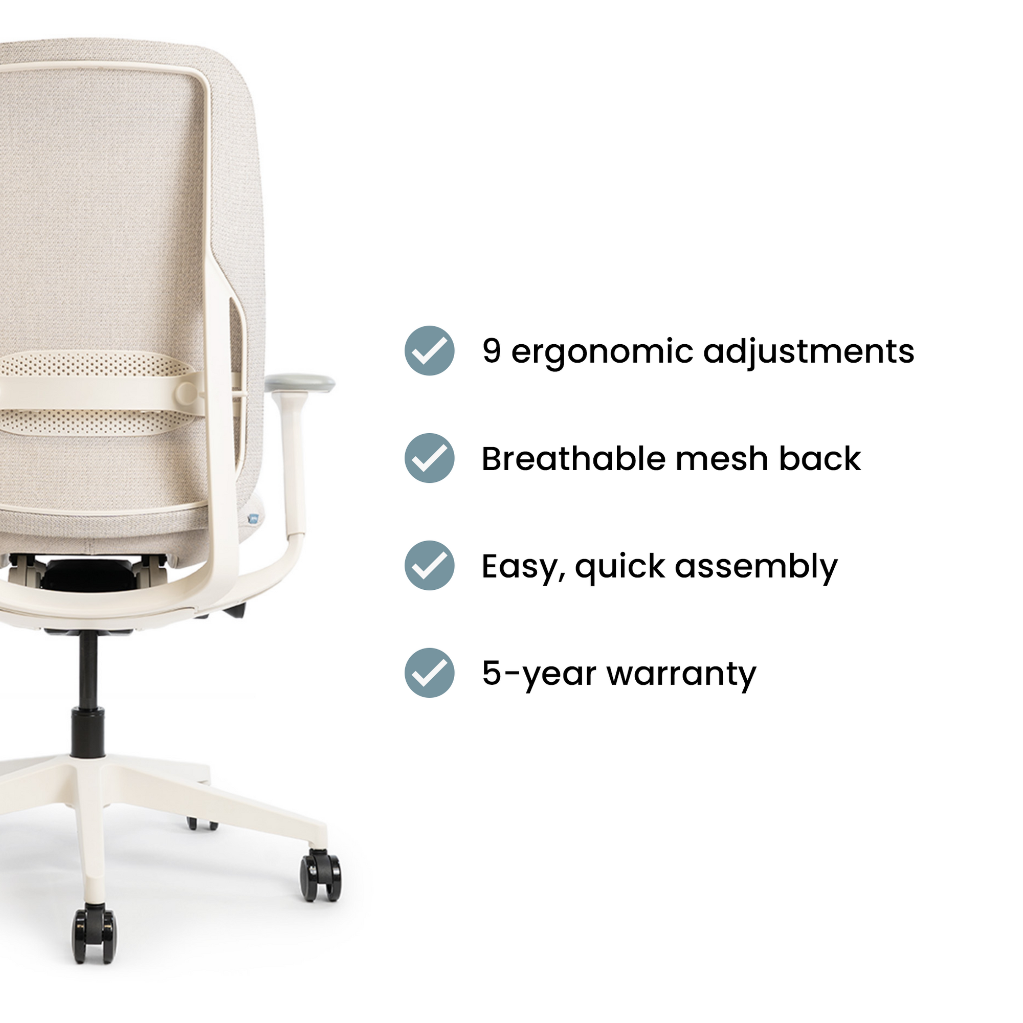 Austin Chair - Adjustable Ergonomic Office Chair | Simple Furniture
